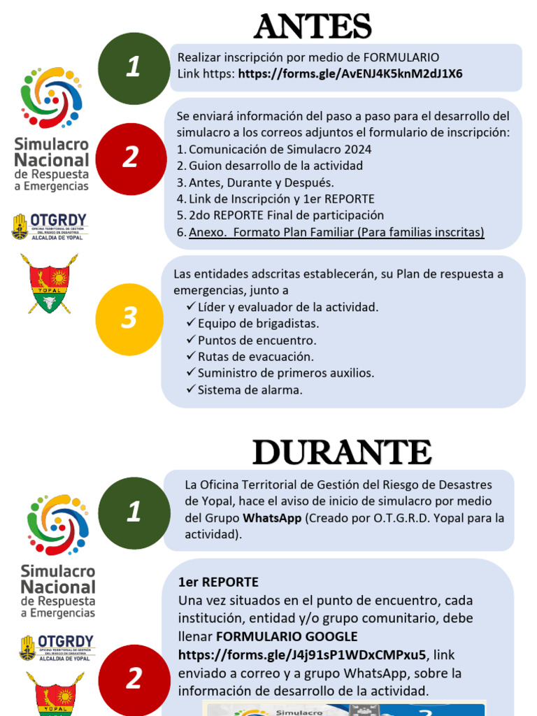 Antes, Durante y Despues | PDF