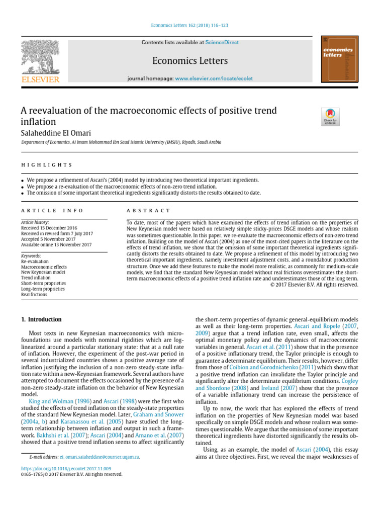 A Reevaluation of The Macroeconomic Effects of Positive T 2018 ...