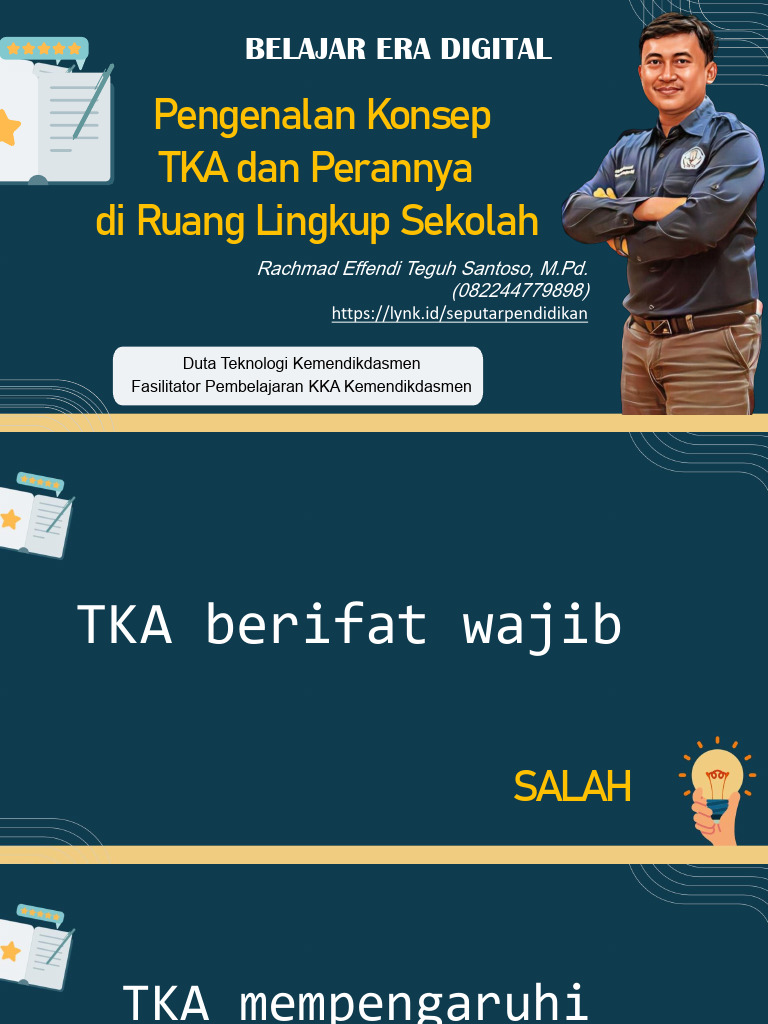 Cak Rachmad - Pengenalan Konsep TKA Dan Perannya Di Ruang Lingkup ...
