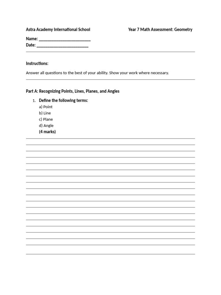 Geometry Question | PDF