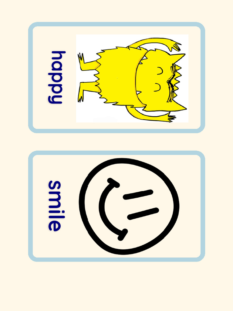 Happy Flashcards | PDF