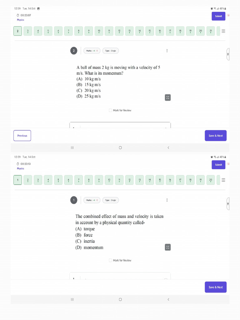 Pwnsat Class 9 Question Paper 14 Oct 2025 | PDF