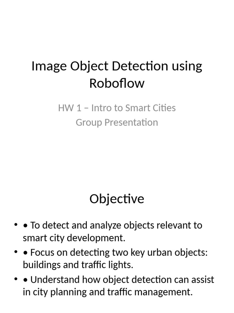 Image Object Detection Presentation | PDF | Accuracy And Precision ...