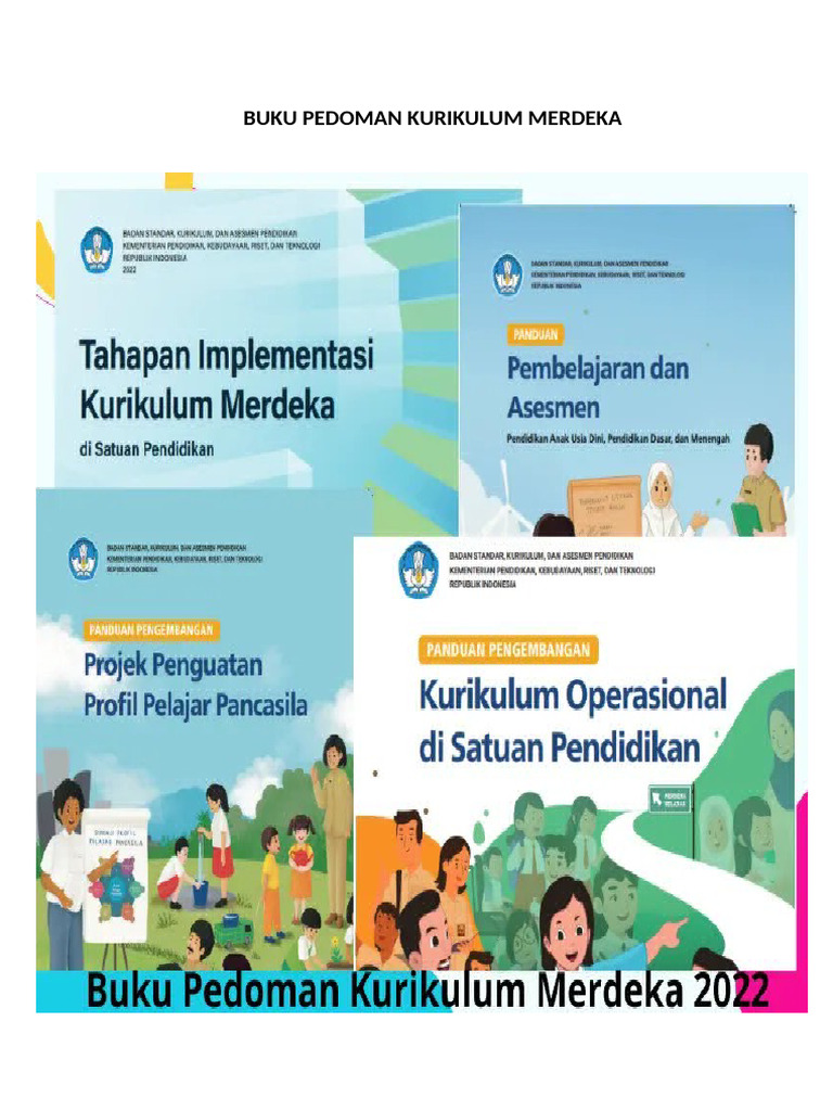 Buku Pedoman Kurikulum Merdeka | PDF