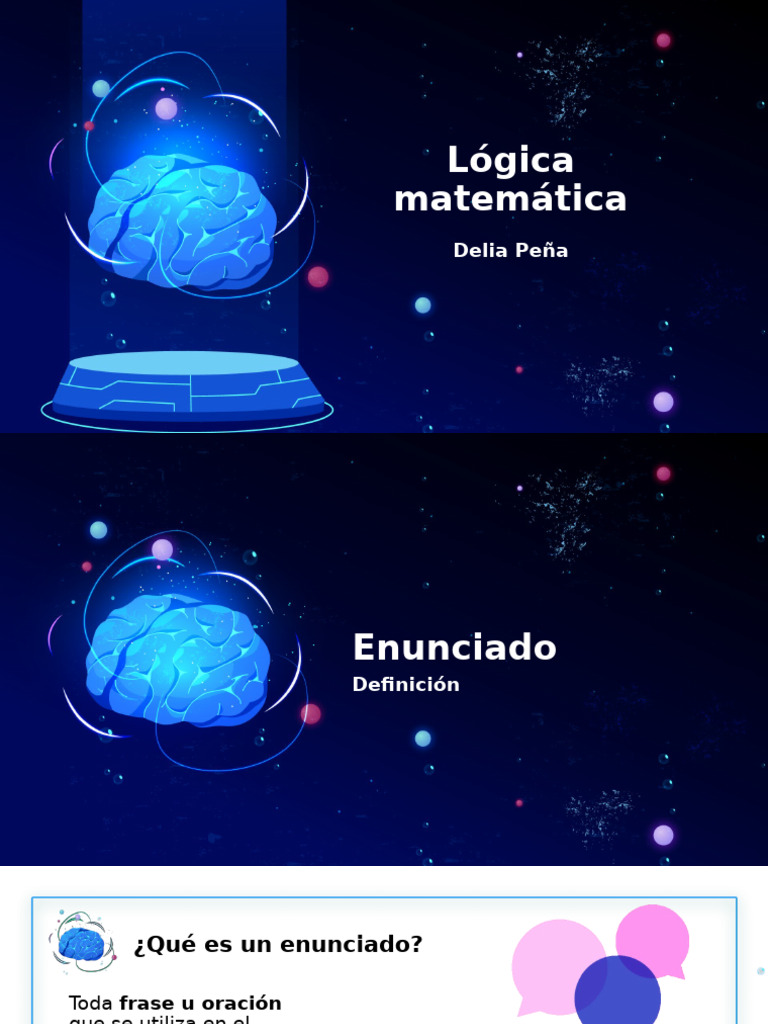 Clase 5. Unidad 1. Operaciones Lógicas. Enunciado. Razonamiento ...