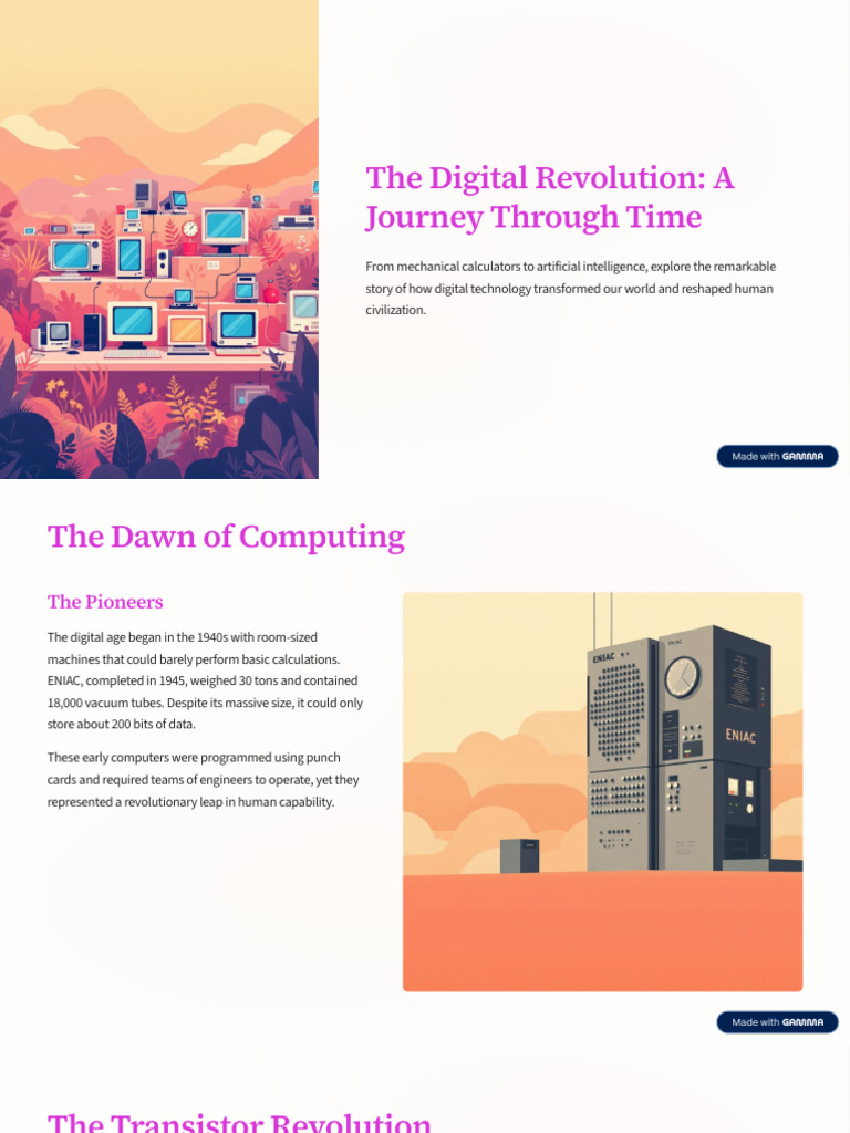 Digital Revolution: Technology's Impact | PDF | Information Age ...