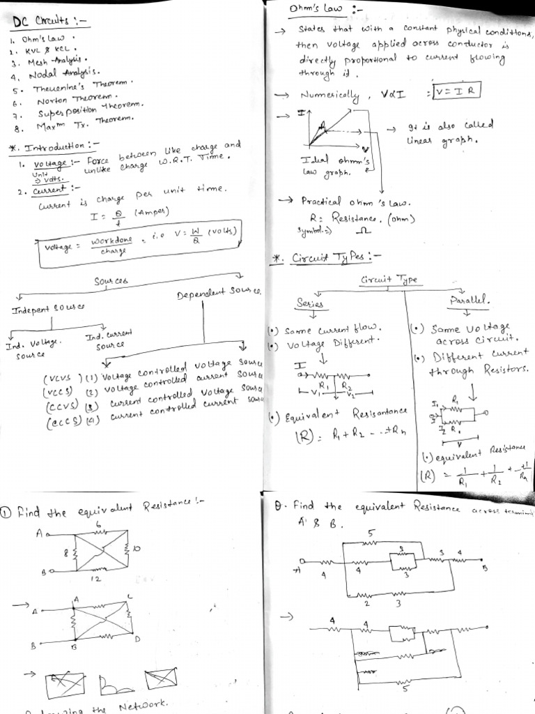 Basic Electrical Notes Makaut | PDF