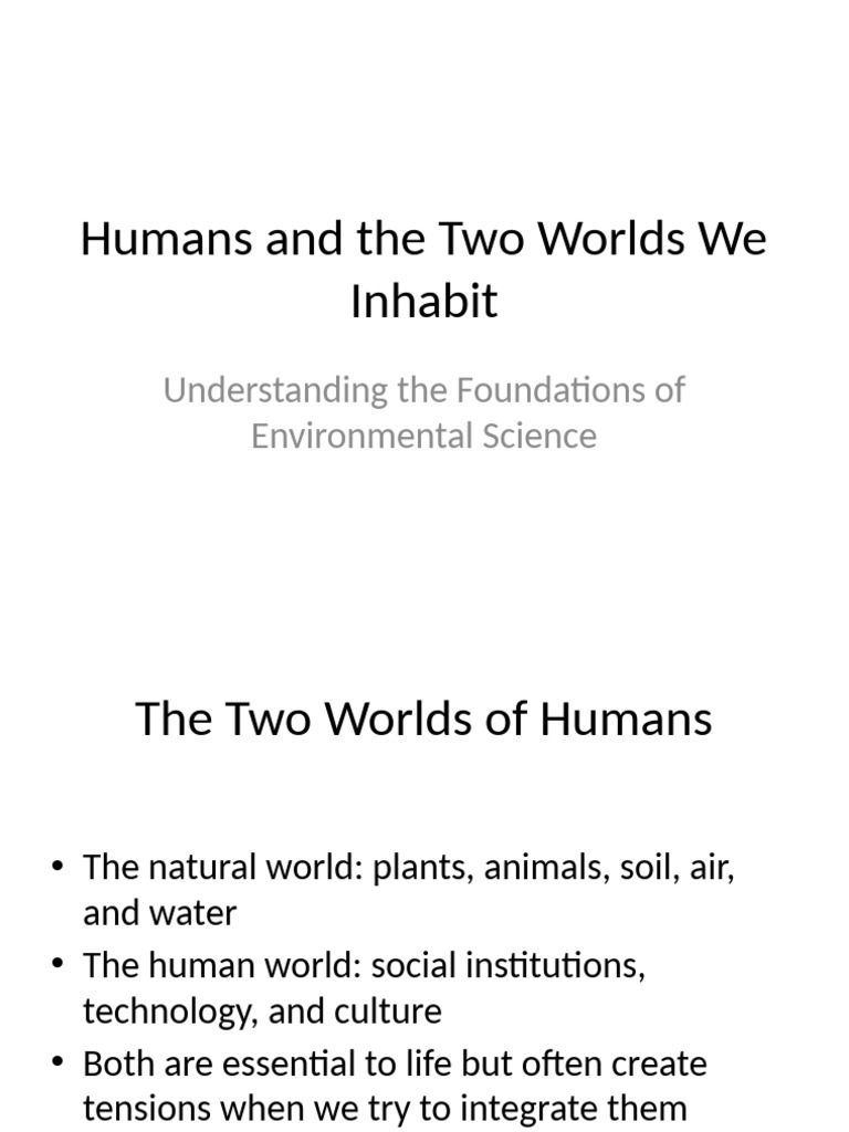 Humans and Environmental Sustainability Insights | PDF | Sustainability ...
