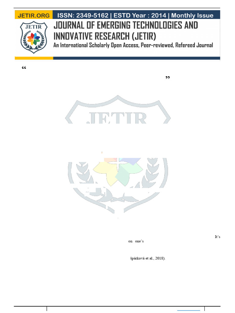 JETIR2211539 | PDF | Psychological Resilience | Self Efficacy