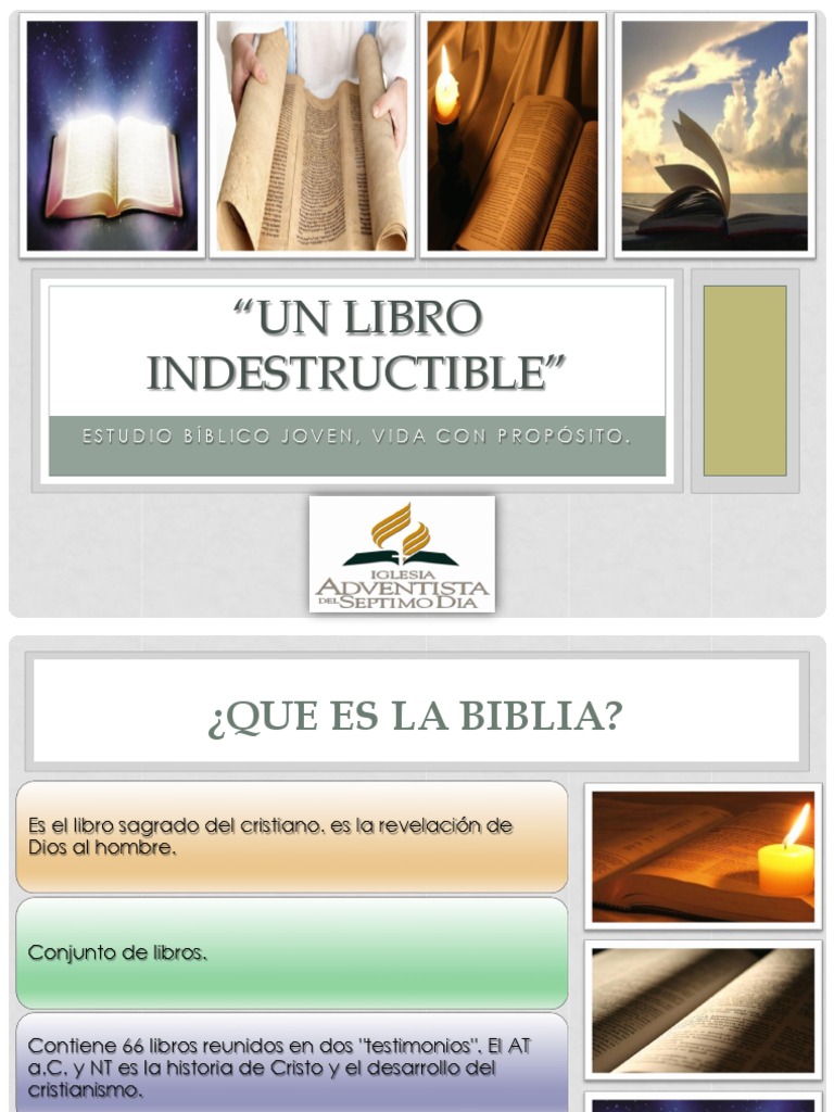 Un Libro Indestructible | PDF | Nuevo Testamento | Biblia