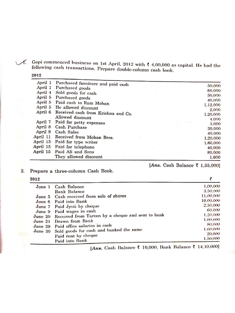Cash Book-10 | PDF