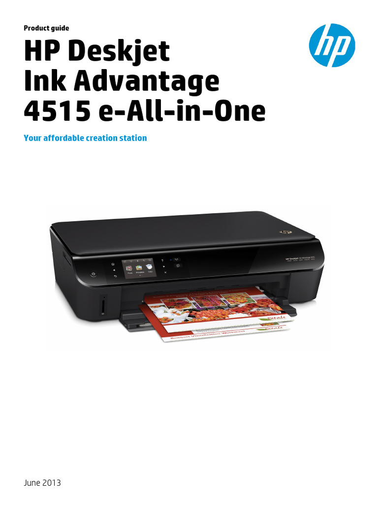 Brochure Máy in HP Deskjet Ink 4515 | PDF | Image Scanner | Printer ...