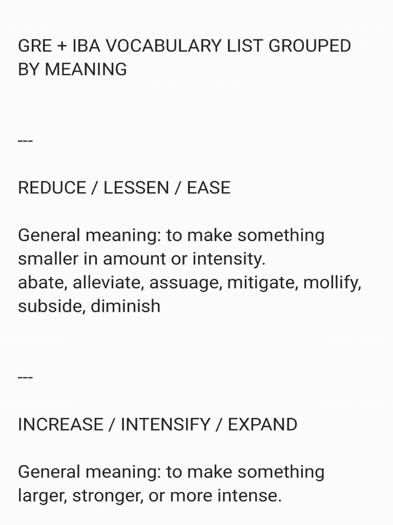 GRE Word List 850 | PDF