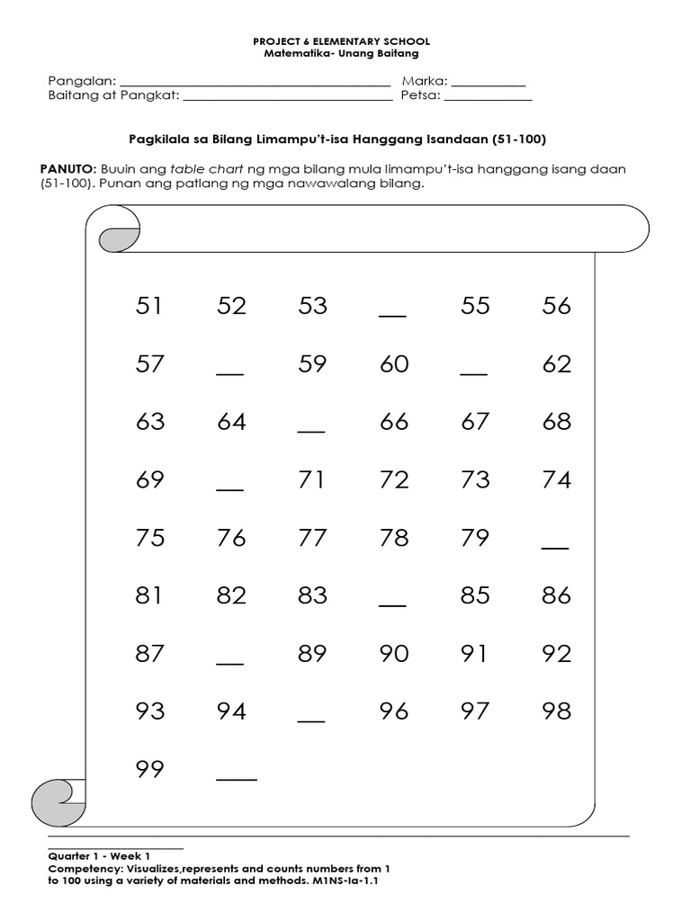 MATH-I- Q1-Worksheets Week 1 (5&6) | PDF