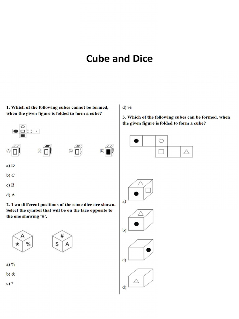 Dice Test Only | PDF