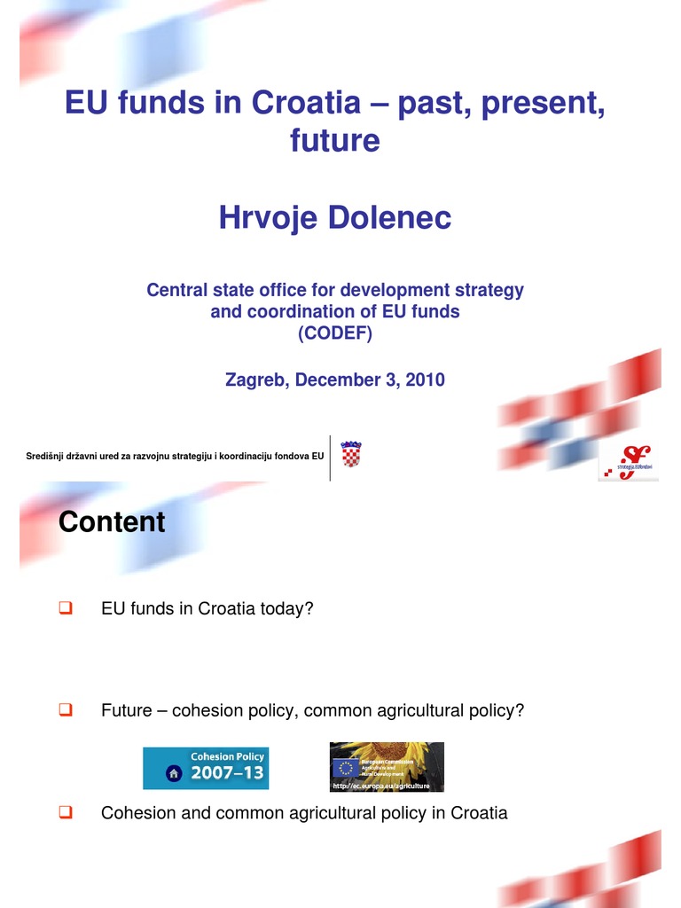 Presentation EU Funding | PDF | Structural Funds And Cohesion Fund ...