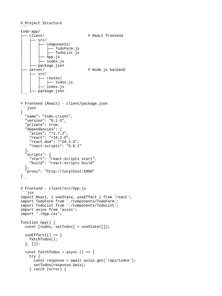TodoApp | PDF | Systems Architecture | Computing
