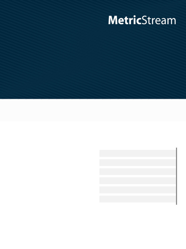 MetricStream Application Maintenance Guide | PDF | Directory (Computing ...