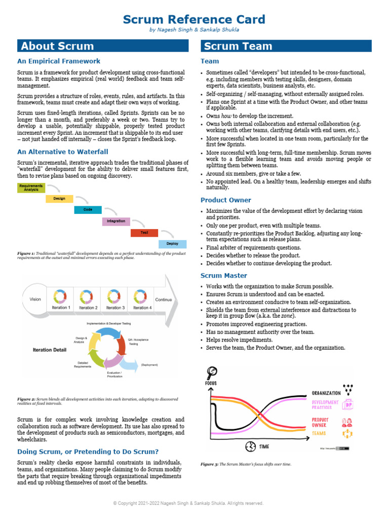 Scrum Framework Overview and Roles | PDF | Scrum (Software Development ...