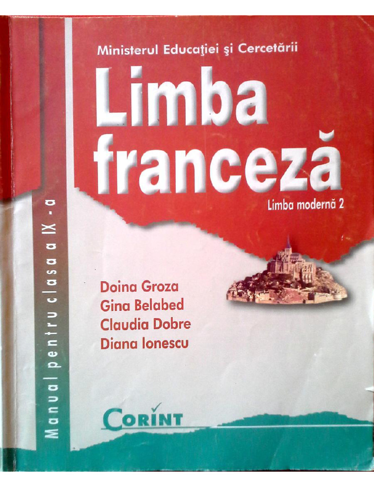Manual IX A Franceza Corint | PDF