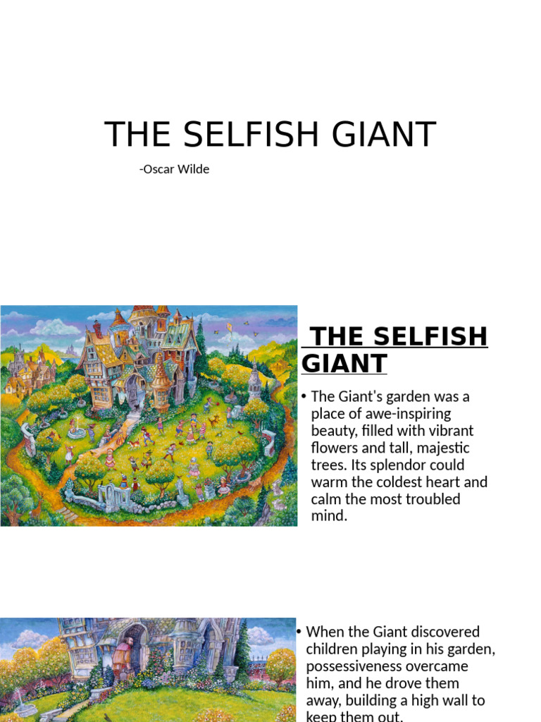 The Selfish Giant | PDF
