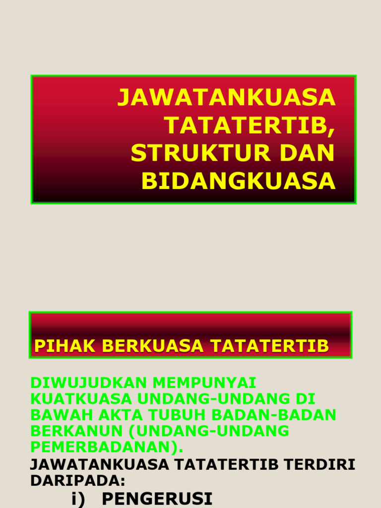 Bab 7 Pihak Berkuasa Tatatertib | PDF