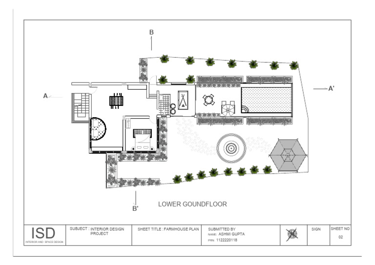 Farmhouse Lower Ground Floor | PDF | Architectural Design | Architecture