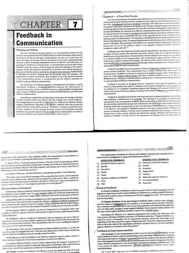 Feedback in Communication | PDF | Communication | Electronic Circuits