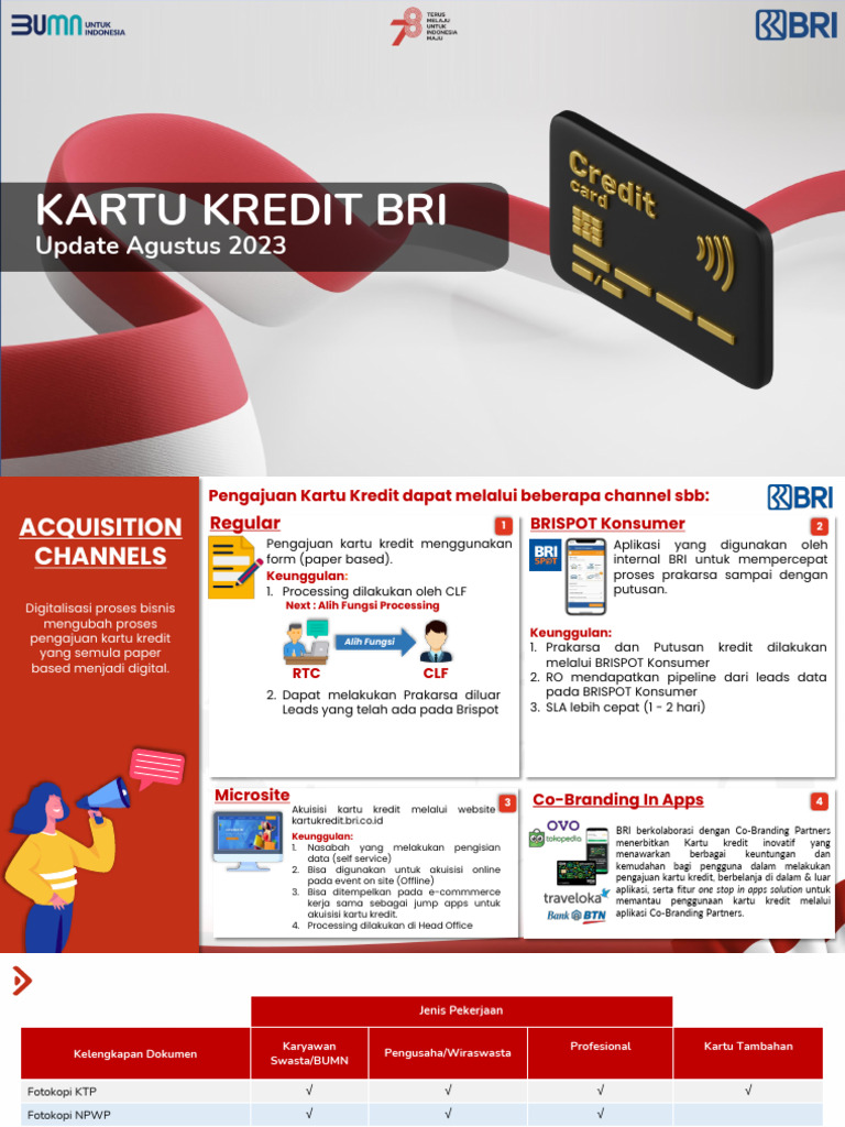 Kartu Kredit BRI: Panduan Pengajuan 2023 | PDF