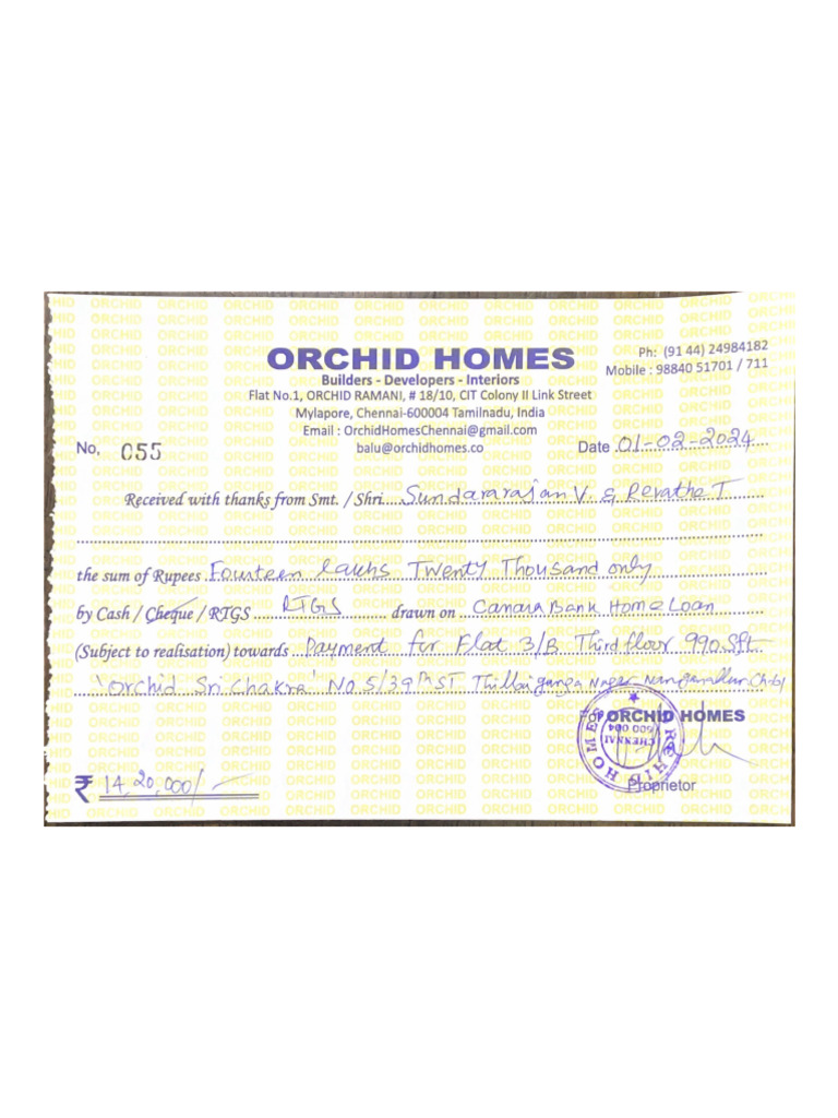 Orchid Homes | PDF