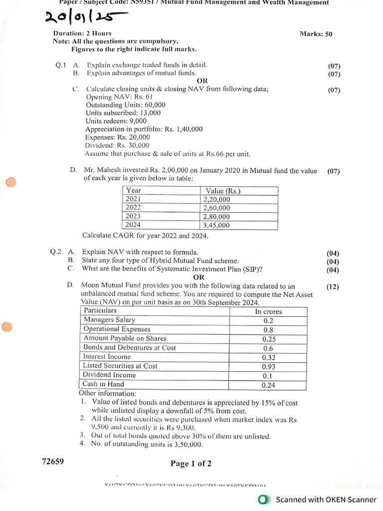 Mutual Fund | PDF