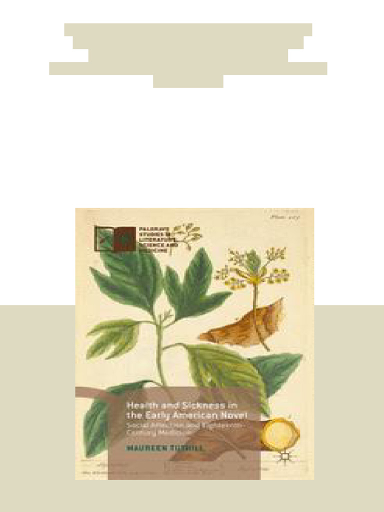 (Ebook) Health and Sickness in the Early American Novel: Social ...