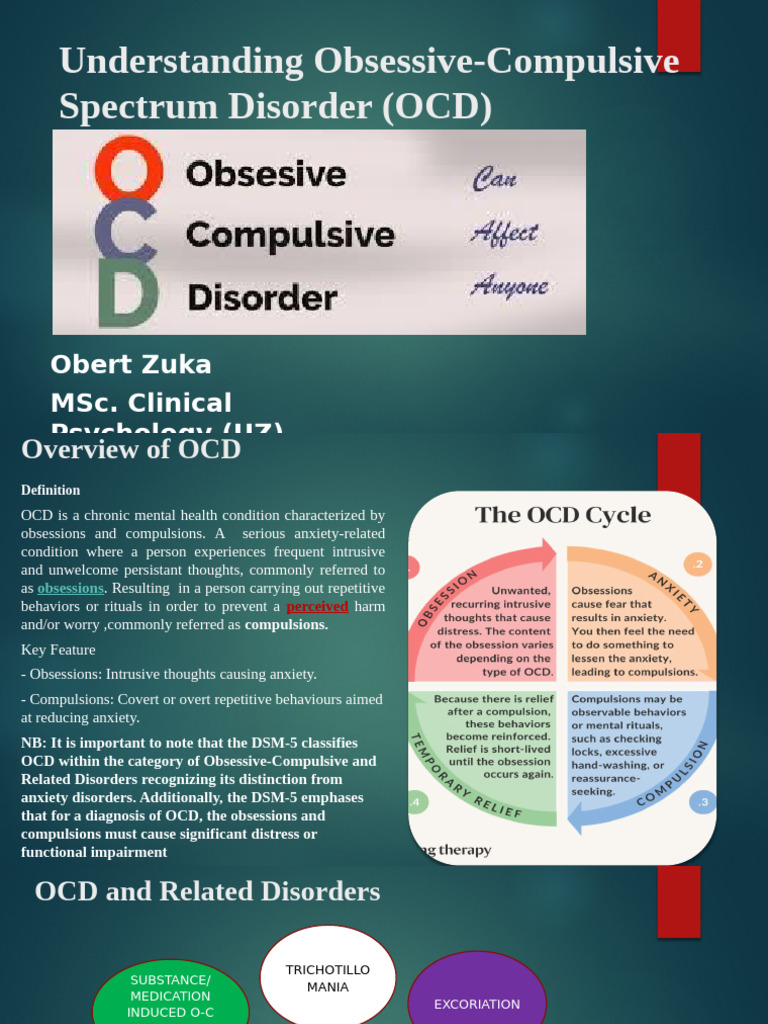 Obert Zuka - Obsessive Compulsive Spectrum Disorder (OCD) | PDF ...