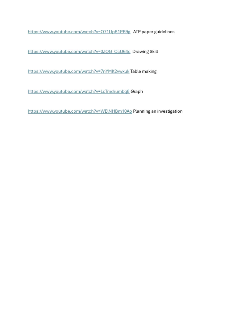 Revision - Atp Links | PDF