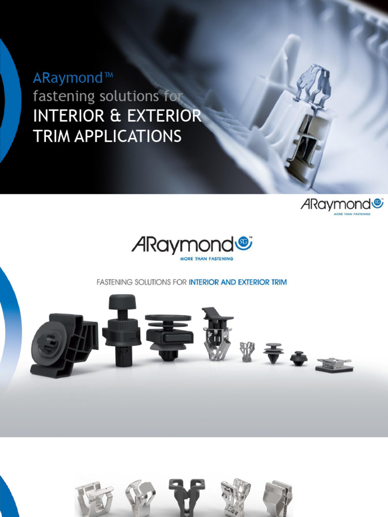 ARaymond Fastening Solutions for Trim | PDF | Screw | Door