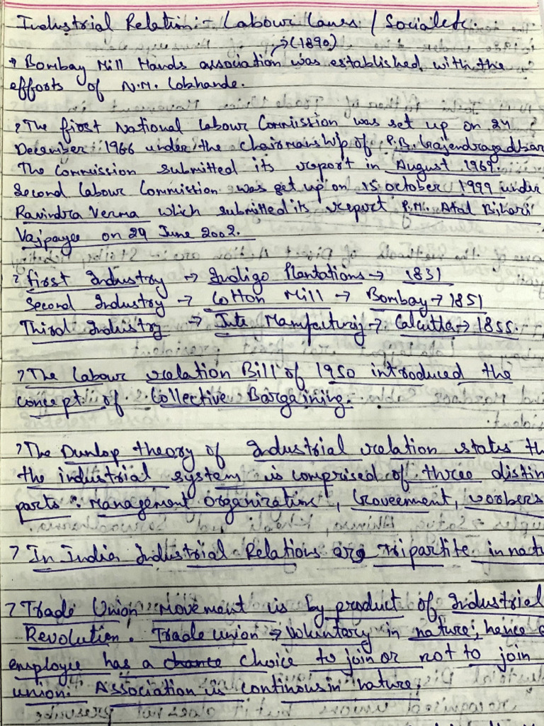 Industrial Relation 1 | PDF