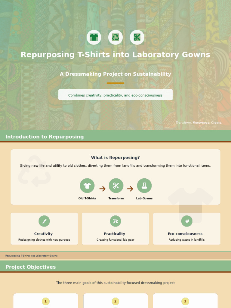 Repurposing T-Shirts Into Laboratory Gowns_ a Dressmaking Project on ...