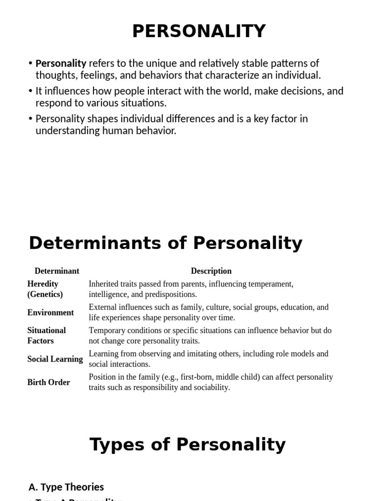 Understanding Personality and Development | PDF | Extraversion And ...