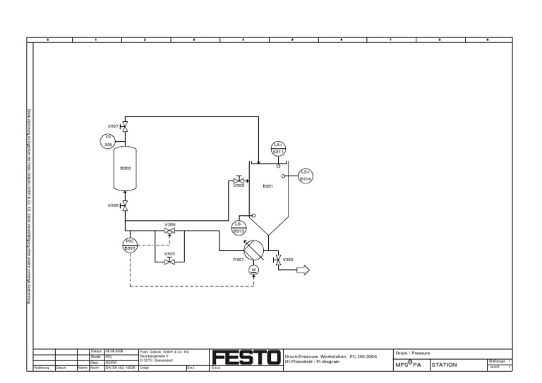 PI Diagram MPS-PA PressurelWorkstation 20080806 | PDF