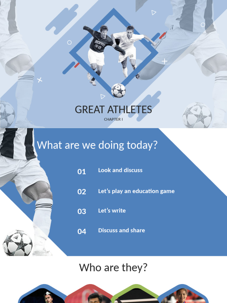 Materi Descriptive Text Kelas X Great Athletes | PDF | Adjective | Syntax