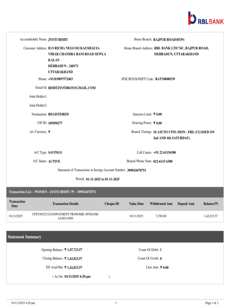 Statement | PDF | Services (Economics) | Service Industries