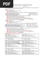Slide and Divide Method for Trinomials | PDF | Teaching Methods & Materials