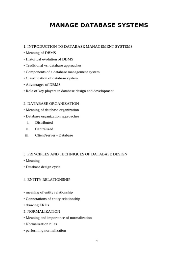 Manage Dbms Final Document Pdf Databases Relational Database 1880