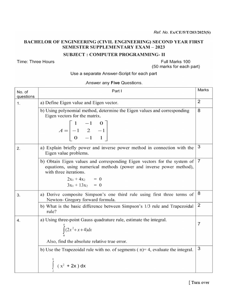 Computer Programing II | PDF
