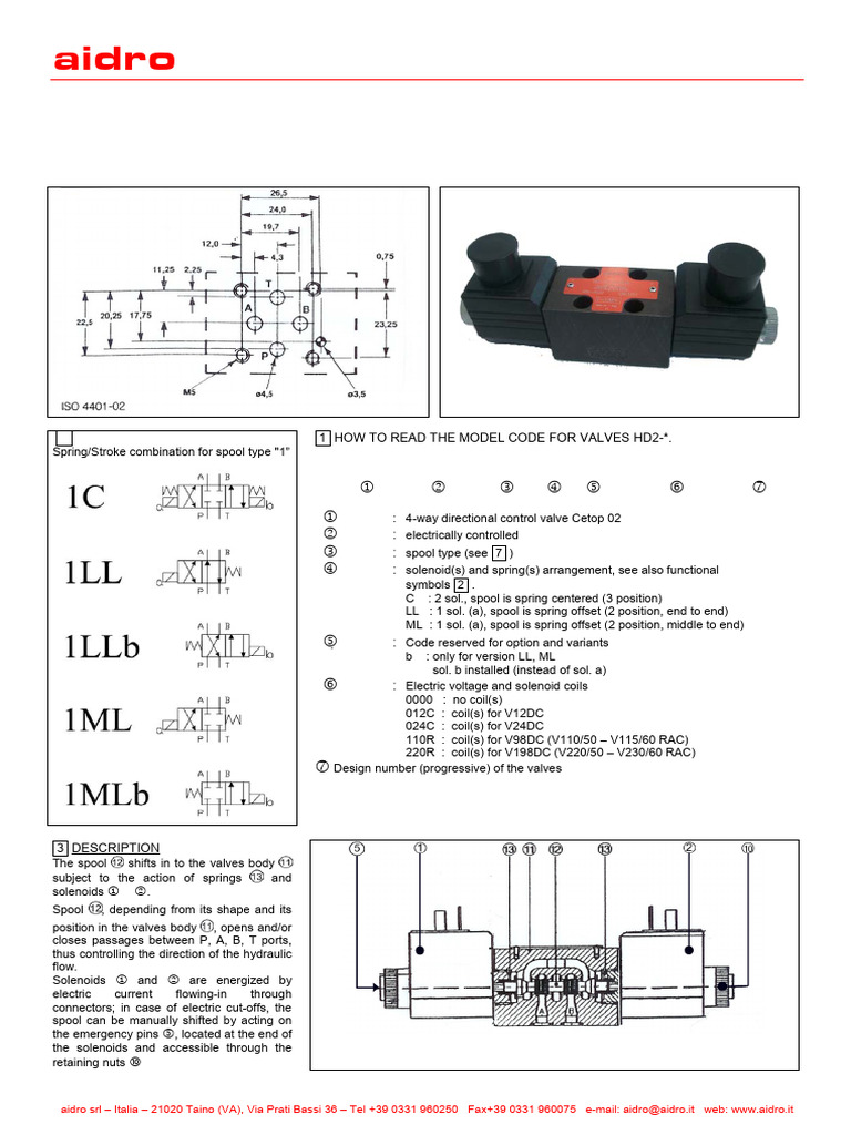 CETOP | PDF | Valve | Rectifier