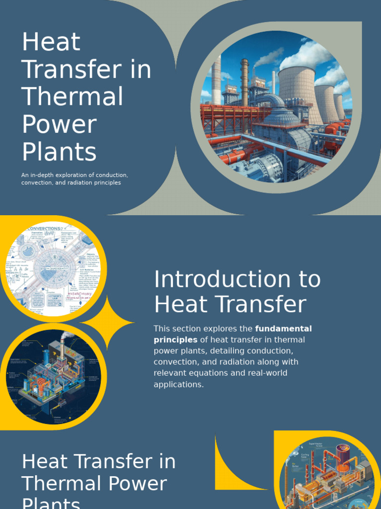 Presentation - Heat Transfer in Thermal Power Plants | PDF | Heat ...