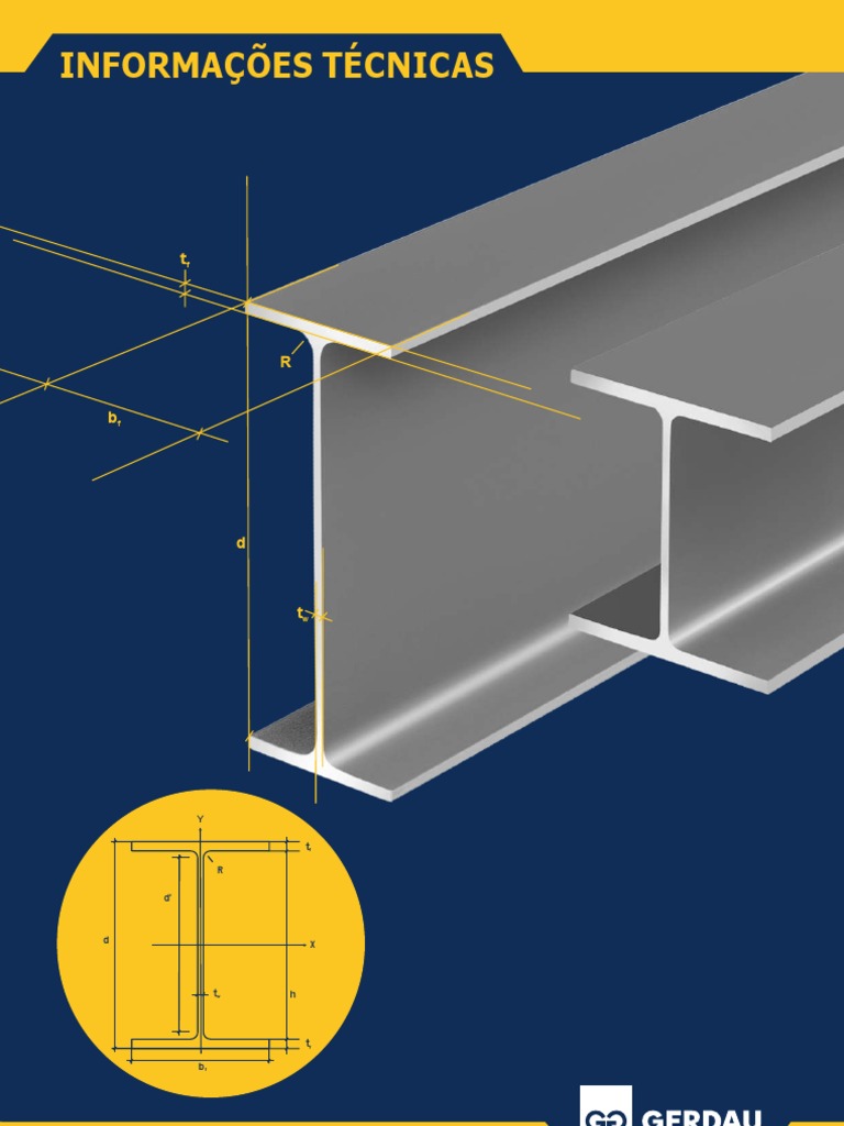 GERDAU - PERFIS METÁLICOS - Catálogo Técnico Perfis Estruturais - 6 Pag ...