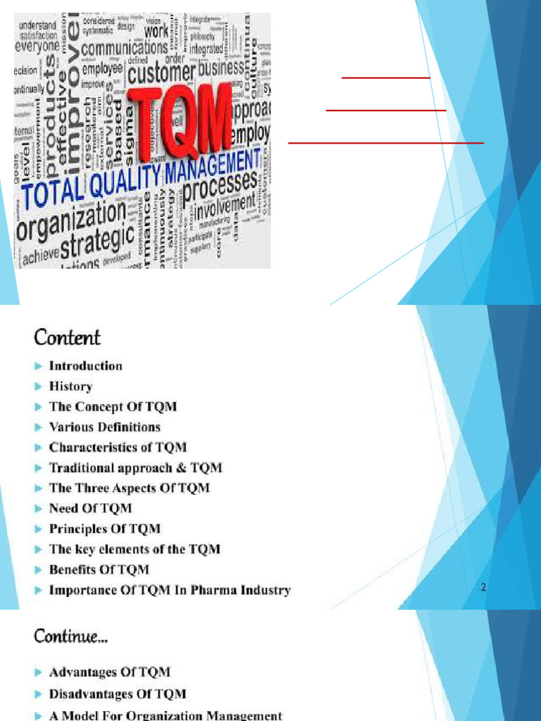 TQM 1 - Dr. BASU | PDF