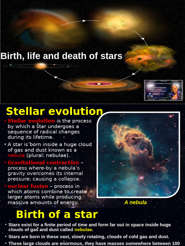 05 Birth, life and death of stars | PDF | Stars | Sun