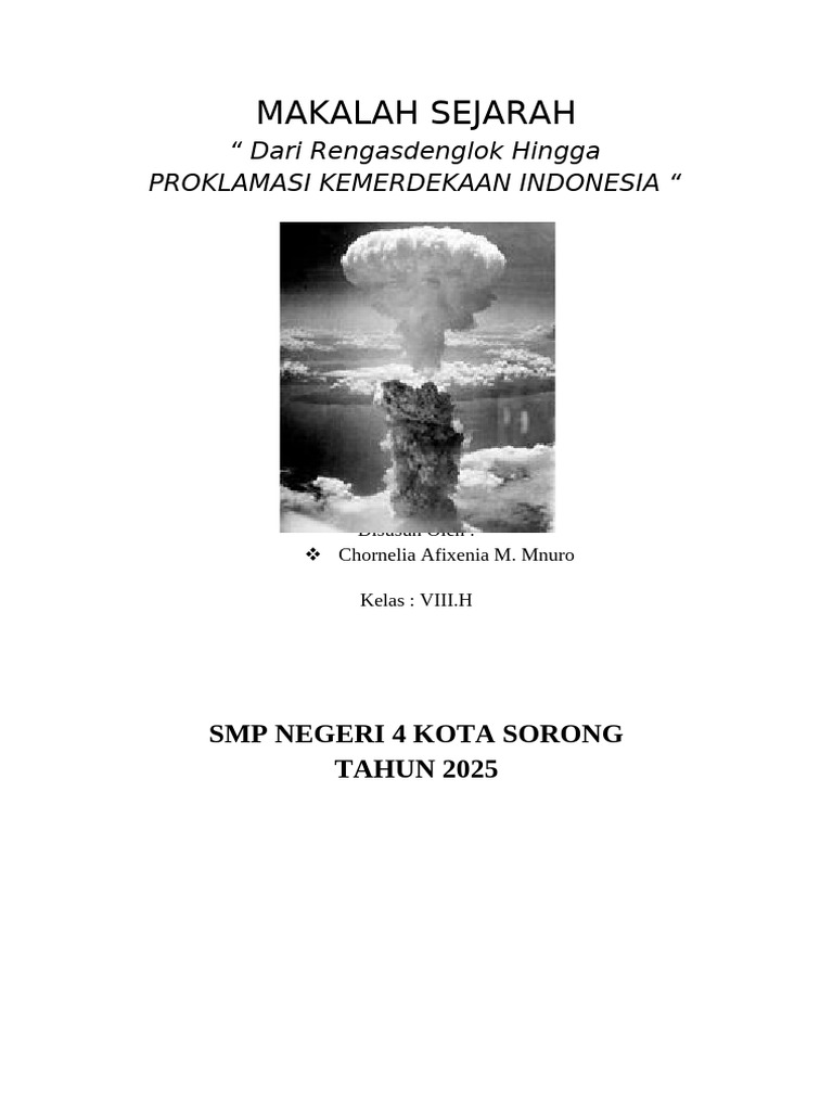 Rengasdengklok dan Proklamasi Kemerdekaan | PDF